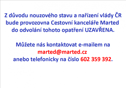 CK MARTED – specialista na Řecko, Chorvatsko, Turecko a Kypr